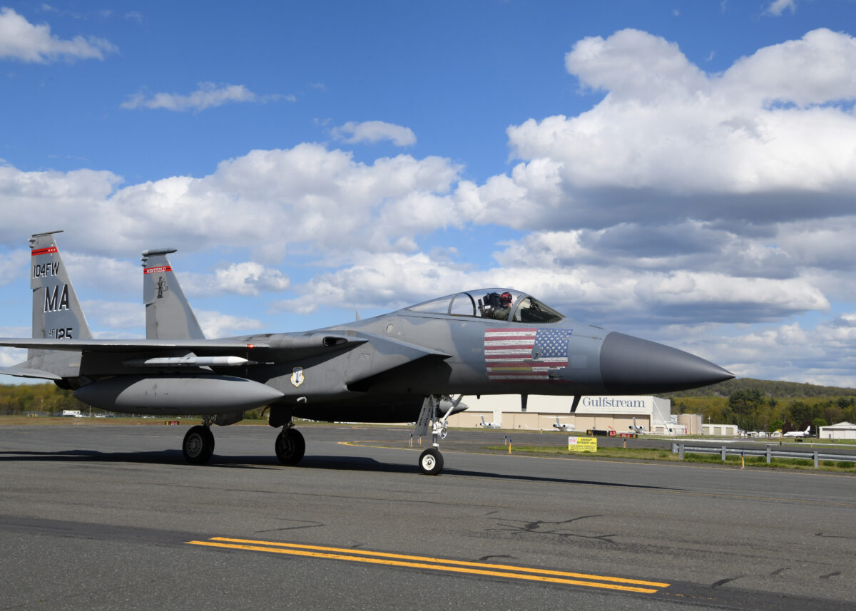 104th Fighter Wing F-15 hits 10,000 flight hours – Eagle Country