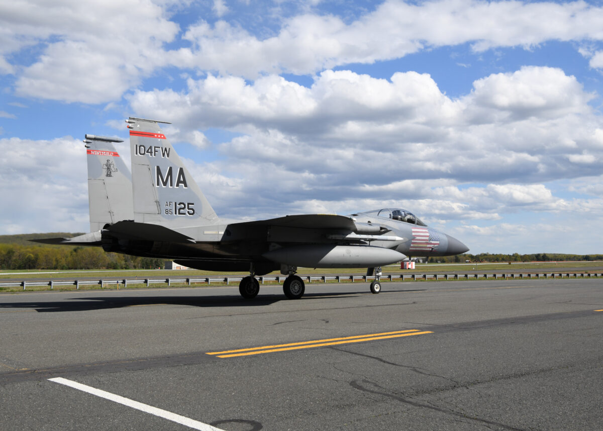 104th Fighter Wing F-15 hits 10,000 flight hours – Eagle Country