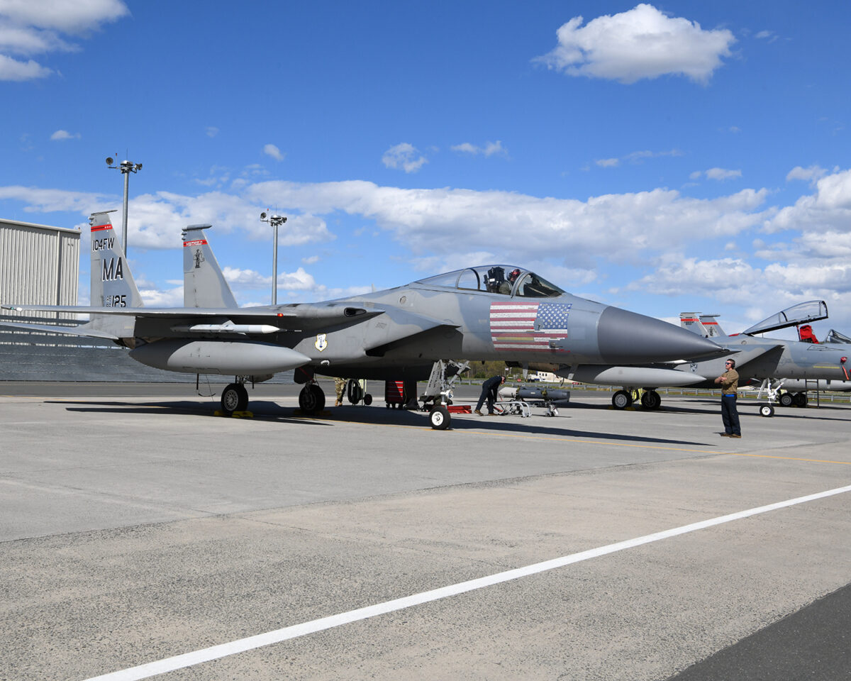 104th Fighter Wing F-15 hits 10,000 flight hours – Eagle Country
