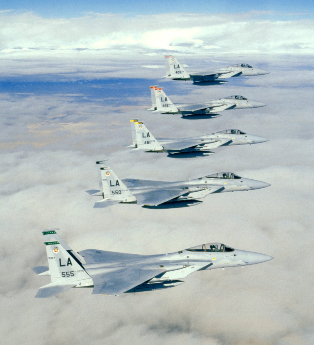 F-15 Eagle formation – Eagle Country