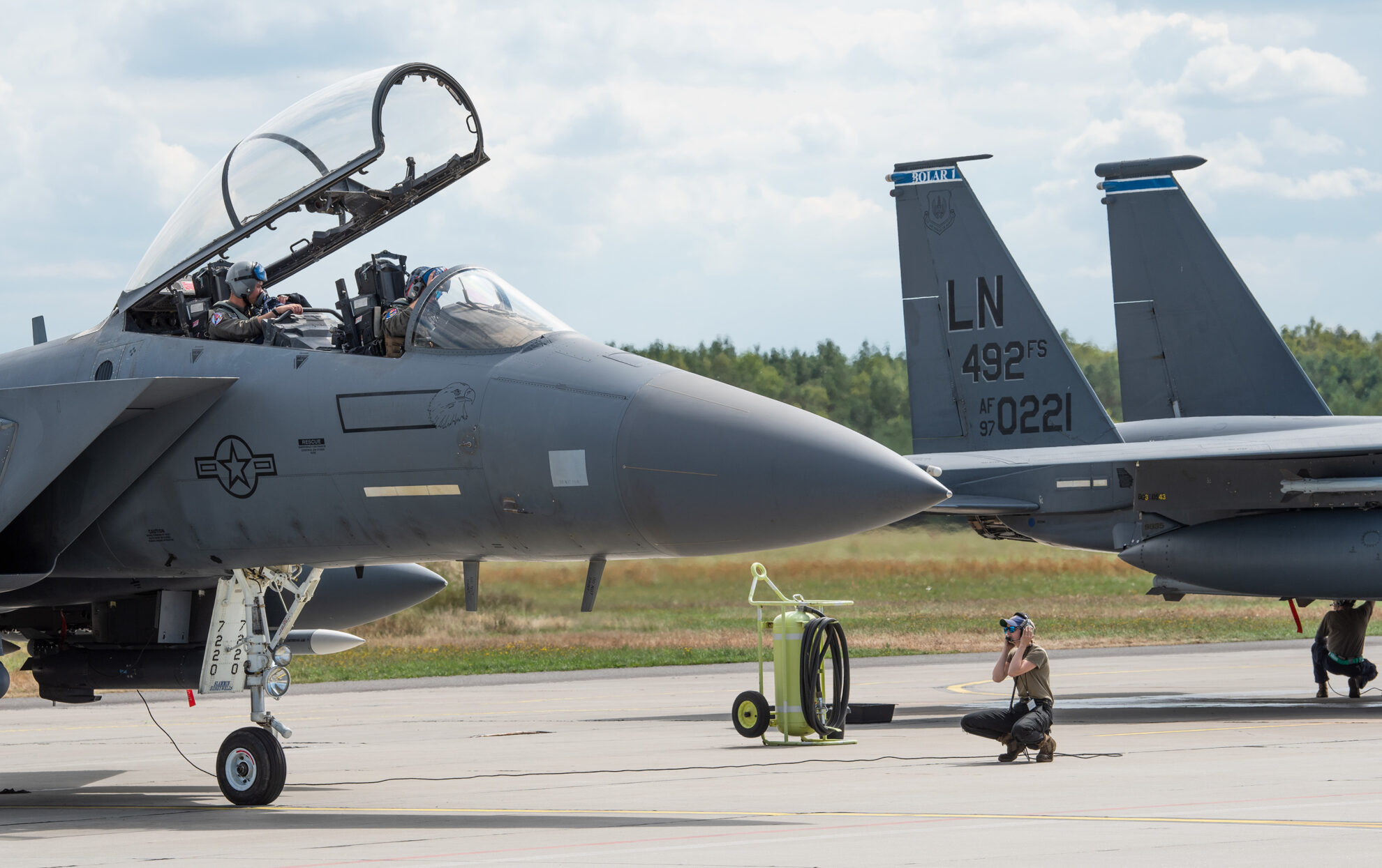 48 FW F-15E Strike Eagle supports NATO Air Shielding – Eagle Country