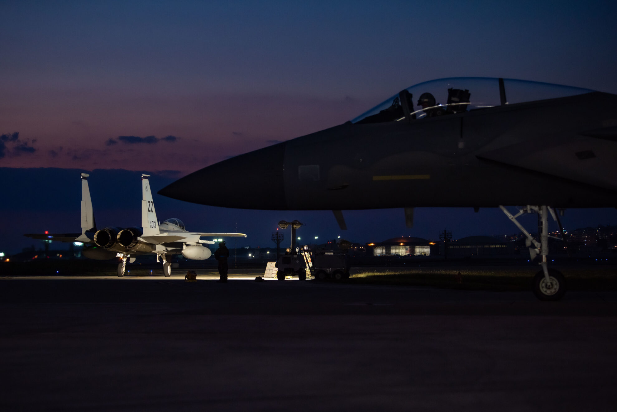 44th Fighter Squadron Night Ops – Eagle Country
